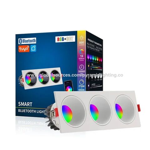 Wifi Bluetooth Cct Rgb Dimmable Downlight Cct 24v Led Downlight Smart ...