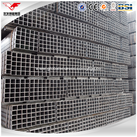 Buy Wholesale China Q235b Carbon Steel Galvanized Welded Pipe Square Tube Iron Pipe Price 50*50 ...