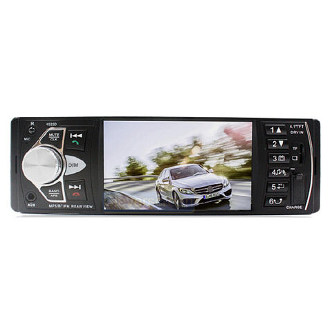 4" Digital Screen 1 Din Car Mp3 Mp5 Player Autoradio Stereo Bt Fm Usb ...