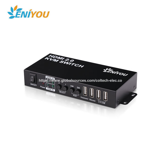 Buy Wholesale China Usb Kvm Switch 2 In 1 Out Hdmi2.0 Switch Usb ...