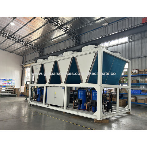 Heat Recovery Chillers Evi Compressors 140 Tons Air-cooled Chillers ...