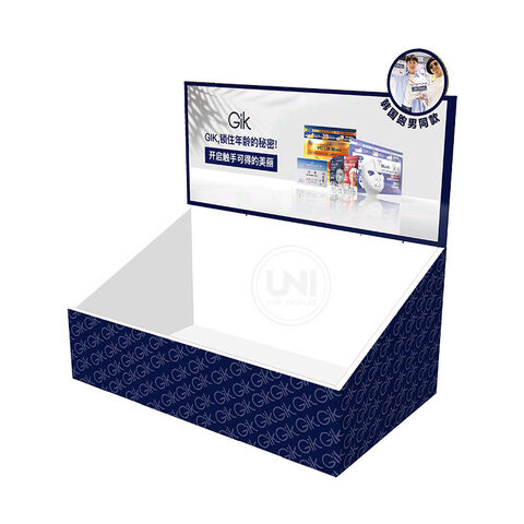 Promotional Good Quality Cardboard Counter Makeup Counter Display ...