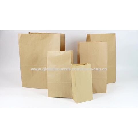 Buy Wholesale China Greaseproof Disposable Kraft Paper Bags Food ...
