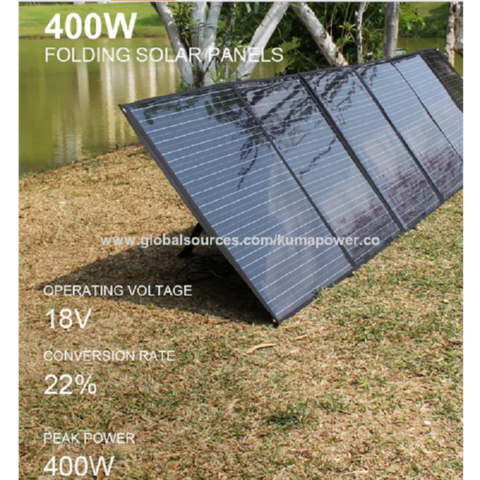 Buy Wholesale China 400w Portable Solar Panel Mobile Folding Outdoor ...