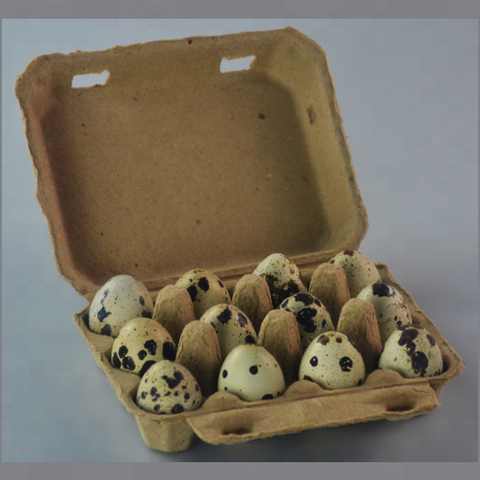 Pigeon Quail Egg Boxes 12 Cells Paper Pulp Quail Egg Holders Cartons ...