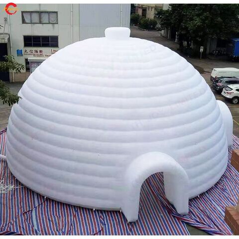 Buy Wholesale China 15x8mh Giant Inflatable Dome Tent With Tunnel Exit ...