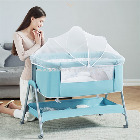 Buy Wholesale China Wholesale Baby Travel Bassinet Baby Foldable Crib ...