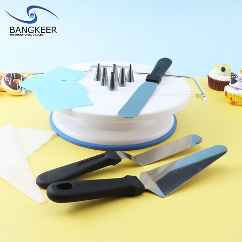Hot Seller Cake Server Cake Baking Tool Set Plastic Turntable With ...