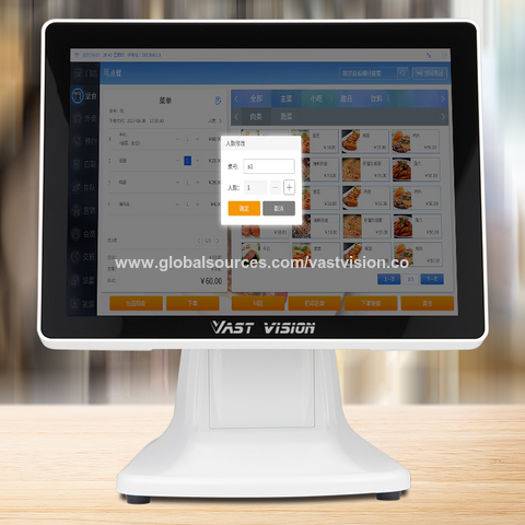 15-inch Restaurant Pos System With Capacitive Touchscreen, Bluetooth ...