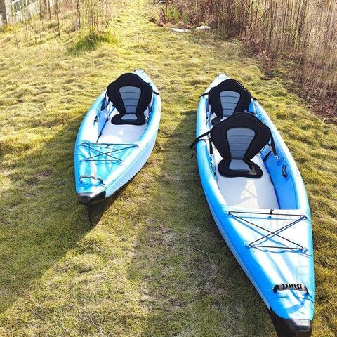 Drop Stitch Pvc Inflatable Kayak Outdoors White-water Boat 2-person ...