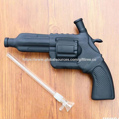 Buy Wholesale China Electroplating Sandblasting Pistol Gun Shaped Glass ...