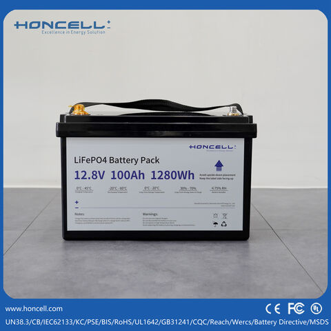 Buy Wholesale China Honcell Lithium-ion Lfp 12.8v 1280wh 100ah ...