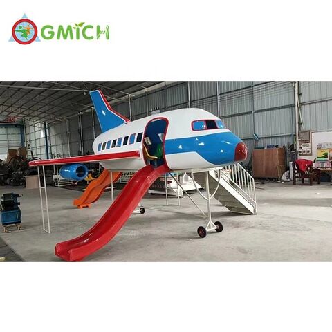 High Quality Fiberglass Airplane Model Playground For School Jmq-g213a ...