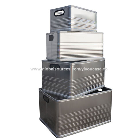 Factory Wholesale Storage Basket Aluminum Basket Aluminum Alloy Storage ...