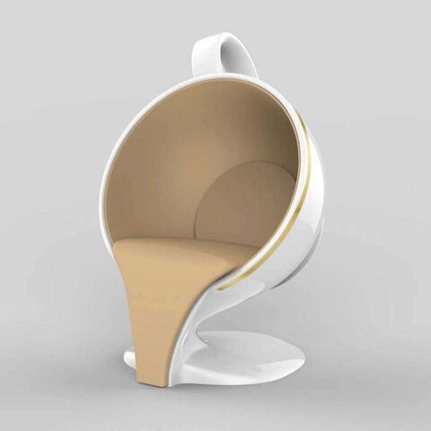 Buy Wholesale China Creative Cup Shape Lounge Chair Leather Coffee Shop ...