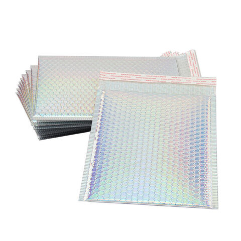Bulk Buy China Wholesale Holographic Metallic Bubble Mailer Self ...