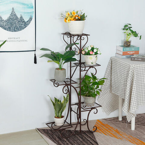 European Style Garden Stand & Flower Pot Plant Holder Display Rack, 5 ...