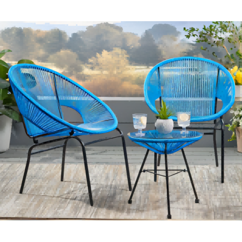 Buy Wholesale China High Quality Outdoor Wicker Rope Bistro Set Rattan ...