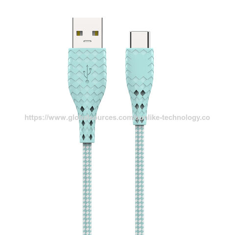 Wholesale,oem,odm,factory Price, Fish Scale Cable,mint Green Cable, Usb ...