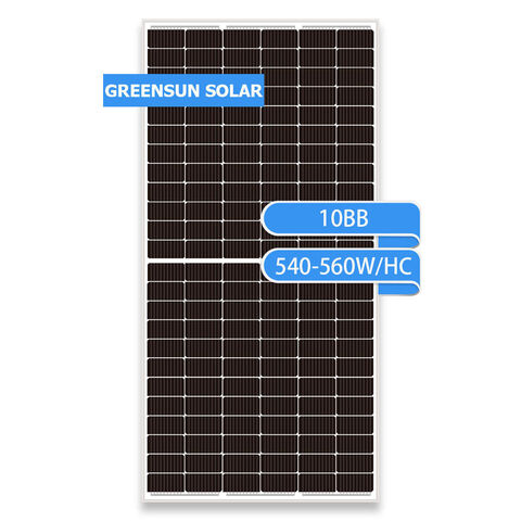 Greensun 550 Watt Solar Panel Mono 500w 510w 520w 530w 540 Solar Cells ...