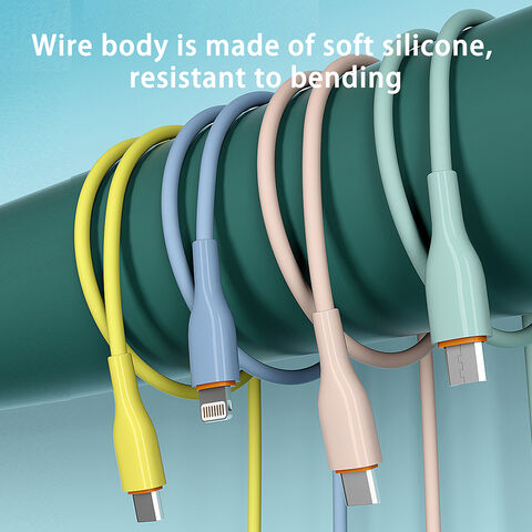 Buy Wholesale China Soft Tpe Rubber Usb Cable For Iphone & Cable For ...