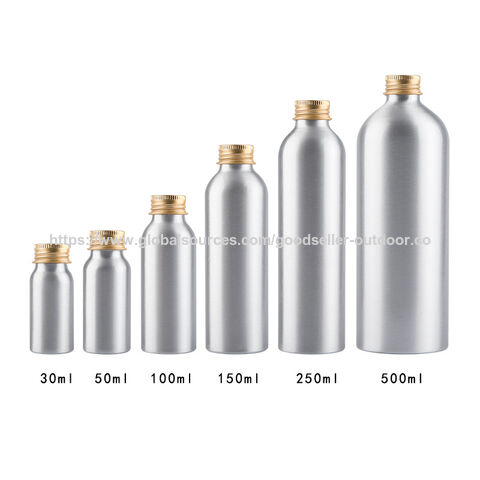 Factory Direct Sale Washable 30ml 50ml 100ml 150ml 250ml Metal Bottle ...