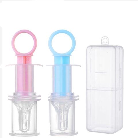 Baby Silicone Drug Feeder Syringe Type Mills Nipple Medicine Feeder On ...
