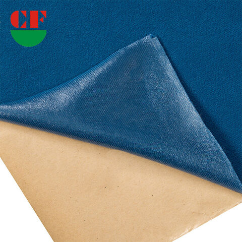 Removable Self Adhesive Backed Velvet Blue Fabric Sheets Tape Rolls ...