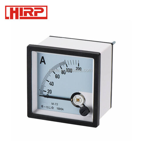 Micro Analog Ampere Meter 72*72 Mm 5a Pointer Ammeter, Analog Ammeter ...