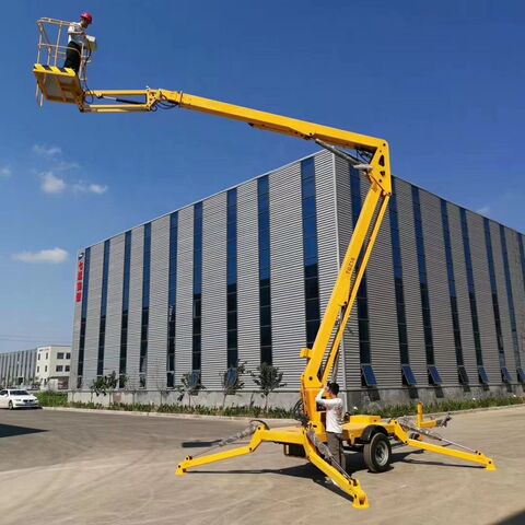 Ac Dc Power 35 Feet Hight Towable Bucket Lifts Towable Boom Lifts ...