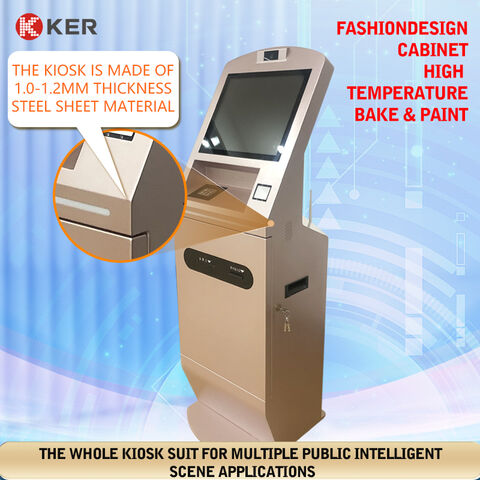Self-service Hotel Terminal Multifunction Self Service Kiosk For Smart ...