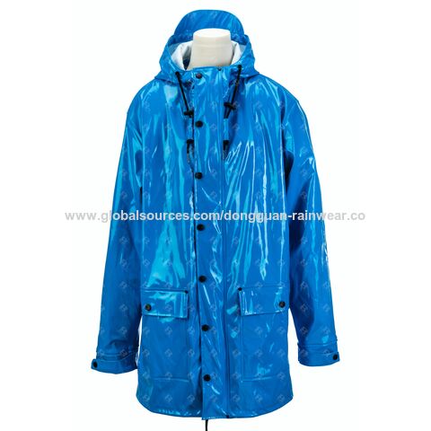 Buy Wholesale China High Quality Waterproof Shiny Pu Jacket & Shiny Pu ...