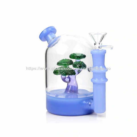 Buy Wholesale China 5.5" Mini Glass Water Pipe Dab Rig Recycler With ...