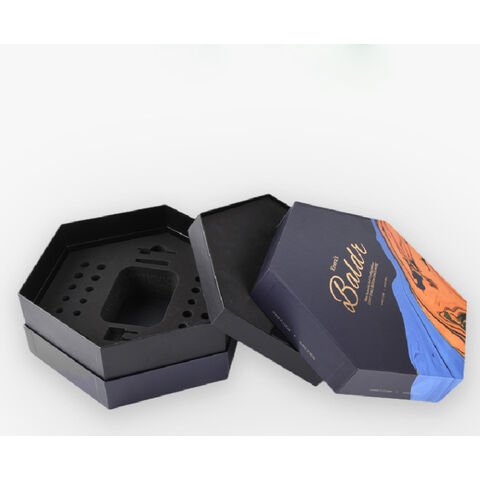Luxury Custom Rigid Cardboard Hexagonal Paper Packaging Box Cosmetic ...