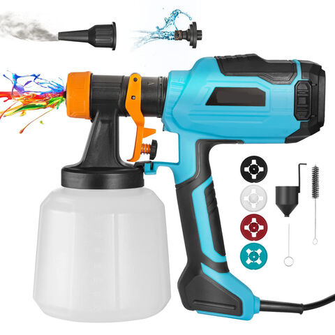 1400ml Large Container Electric Spray Gun With Cleaning&blowing ...