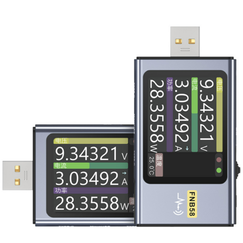Fnirsi-fnb58 Usb Tester Voltmeter Ammeter Type-c Fast Charge Detection ...