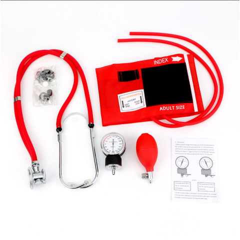 Medical Aneroid Sphygmomanometer And Sprague Rappaport Stethoscope ...