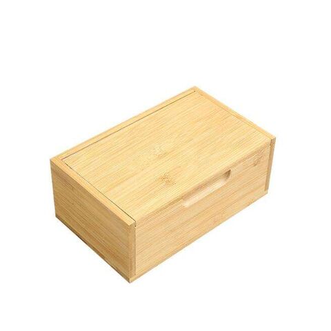 Small Bamboo Wooden Craft Boxes For Gift Pack With Hinged Lid Luxury ...