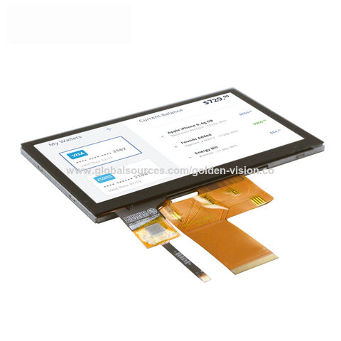 Buy Wholesale China Golden Vision 5 Inch Tft Display, 480x272 Resolution, 40 Pins 24bit Rgb ...