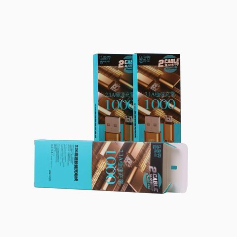 Uv Coating Custom Cardboard Personalised Libster Apple Usb Cable ...