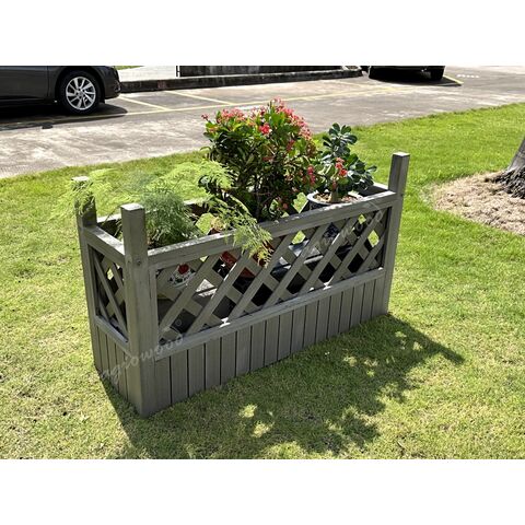 Buy Wholesale China Outdoor Planter Box (lattice) - Wood + Pp Composite ...
