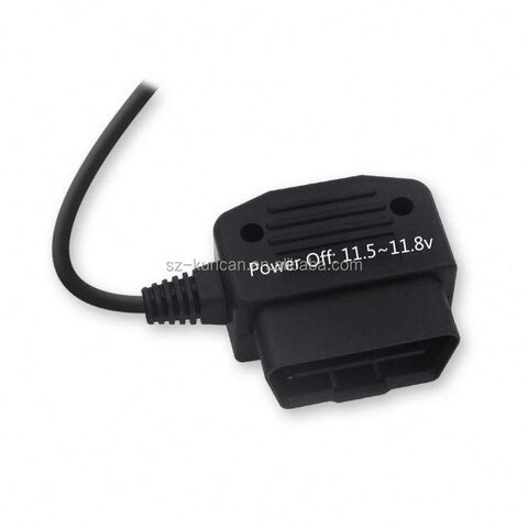 12v Obd2 Emergency Power Supply Cable Adapter Charger For Auto Car ...