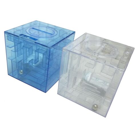 Novelty Games Small Capsules Toys Piggy Cash Bank Puzzle Cube Plastic ...