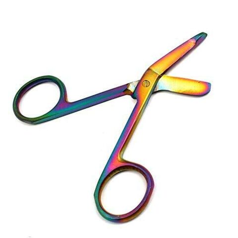 Multi Color Curved Dressing Scissors Precise Bandage Gauze Cutting ...