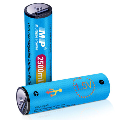Buy Standard Quality China Wholesale Mp Rechargeable Aa Batteries Usb ...