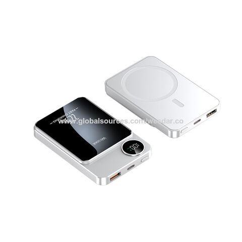 Portable Wireless Charger Magnetic Power Bank Slim 10000mah 22.5w Pd ...