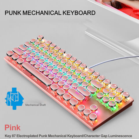 Buy Wholesale China 87keys Mechanical Gaming Keyboard Wired Russian ...