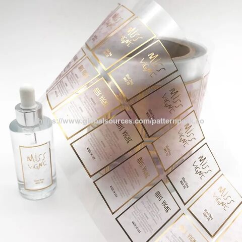 Buy Wholesale China Can Add Logo Clear Vinyl Custom Transparent Gold ...