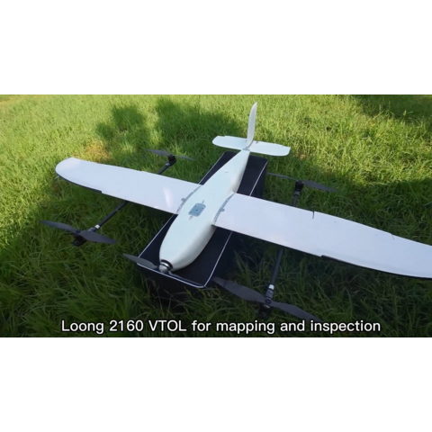 Foxtech Loong 2160 Fixed Wing Vtol Uav Drone Frame For Mapping And ...