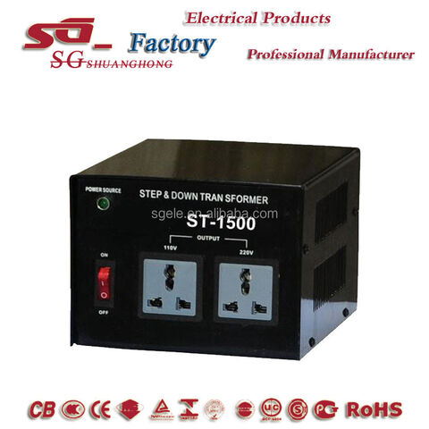 Hot Sale St-5000va Step Up & Down Transformer Voltage Converters 110v ...